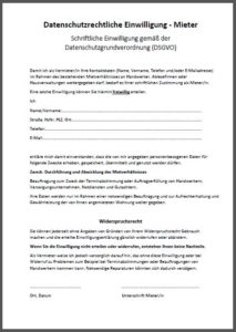 Das beste I I Datenschutzerklärung Mieter